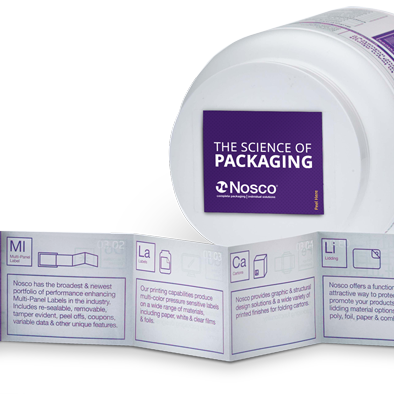 Extended Content Labels, Multi-Panel Labels | Nosco