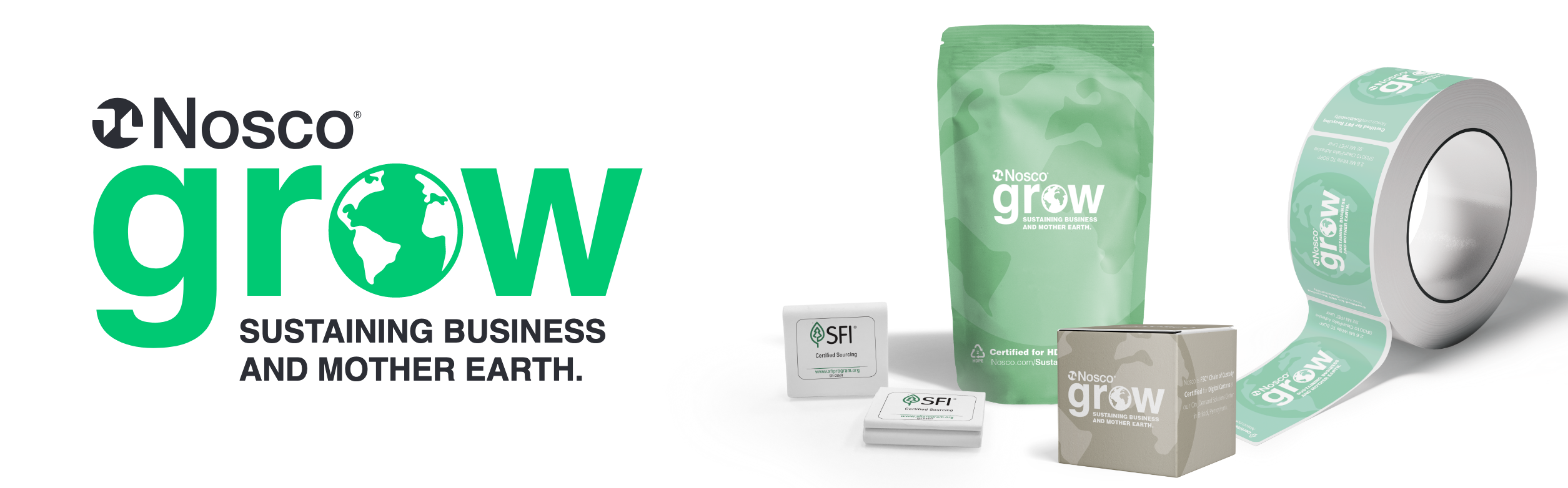 Nosco Announces Launch of Sustainable Packaging Portfolio: Nosco Grow