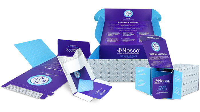 MSHN Packaging (D2C Mailers + Shippers) | Nosco