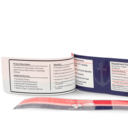 Extended Content Labels, Multi-Panel Labels | Nosco